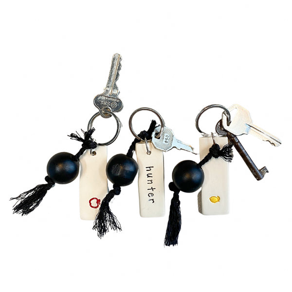 Ceramic Custom Keyring – Caroline C